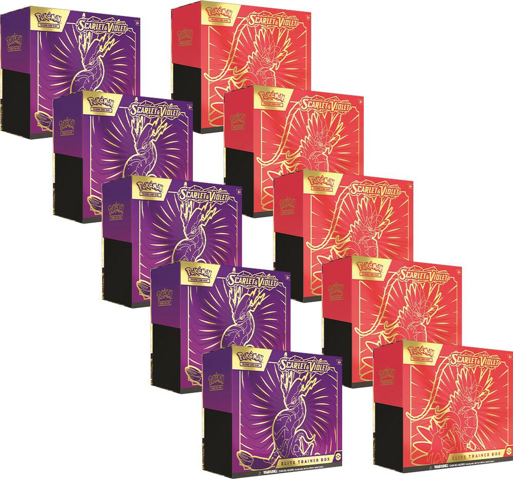 Scarlet & Violet Elite Trainer Box Case - SV01: Scarlet & Violet Base ...