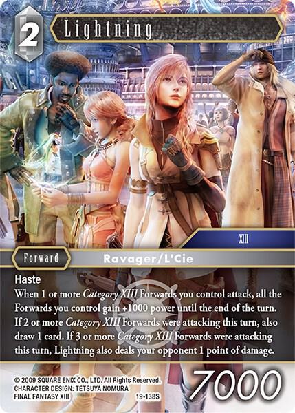 Lightning (19-138S) - From Nightmares - Final Fantasy TCG