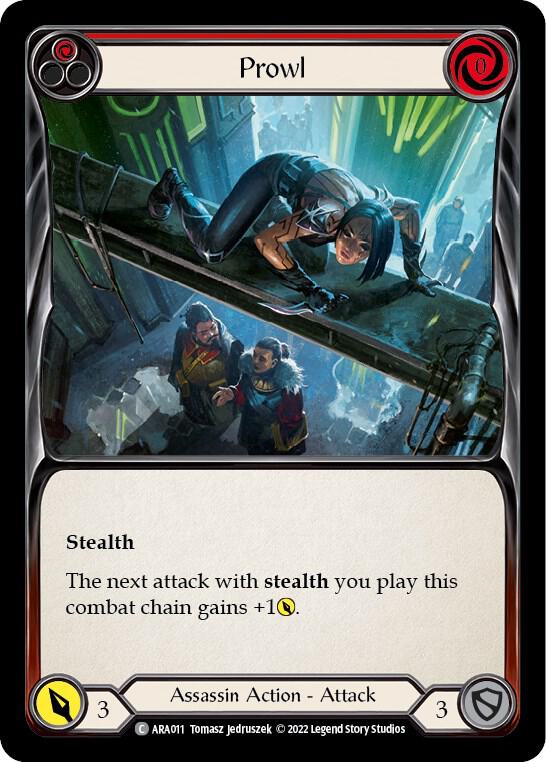 Prowl (Red) - Blitz Deck: Outsiders - Arakni - Flesh and Blood TCG ...