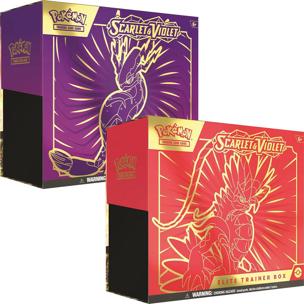 Scarlet & Violet Elite Trainer Boxes [Set of 2] - SV01: Scarlet ...