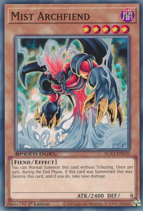 Mist Archfiend - Speed Duel GX: Duelists of Shadows - YuGiOh - TCGplayer.com
