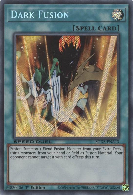 Dark Fusion (Secret Rare) - Speed Duel GX: Duelists of Shadows - YuGiOh ...