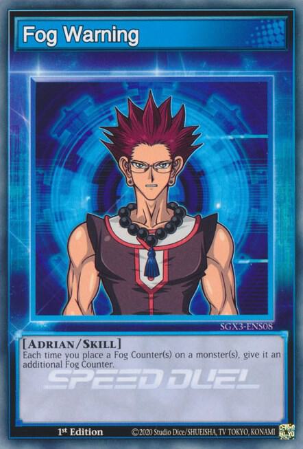 Fog Warning - Speed Duel GX: Duelists of Shadows - YuGiOh - TCGplayer.com