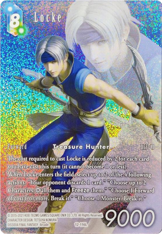 Locke (Full Art Reprint) - From Nightmares - Final Fantasy TCG