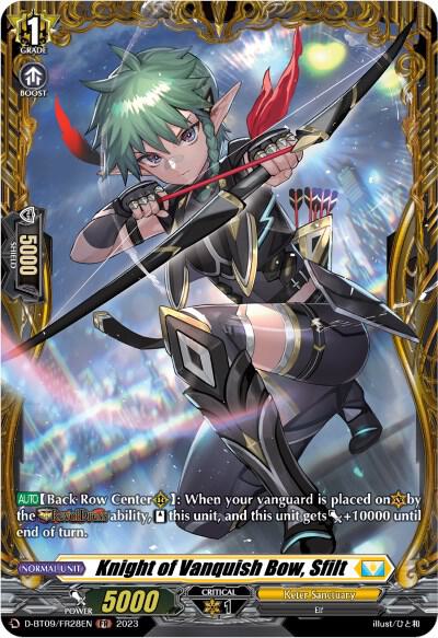 Knight of Vanquish Bow, Sfilt (FR) - D-BT09: Dragontree Invasion - Cardfight Vanguard ...