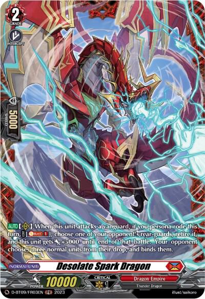 Desolate Spark Dragon (FR) - D-BT09: Dragontree Invasion - Cardfight Vanguard - TCGplayer.com