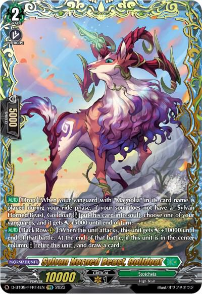 Sylvan Horned Beast, Goildoat (FFR) - D-BT09: Dragontree Invasion - Cardfight Vanguard