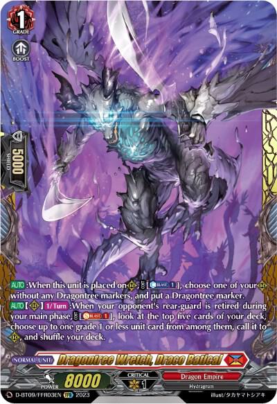 Dragontree Wretch, Draco Batical (FFR) - D-BT09: Dragontree Invasion - Cardfight Vanguard