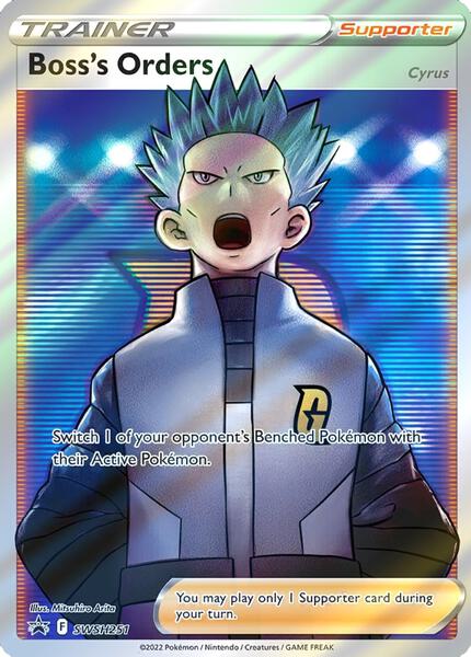 Boss's Orders (Full Art) - SWSH: Sword & Shield Promo Cards - Pokemon ...