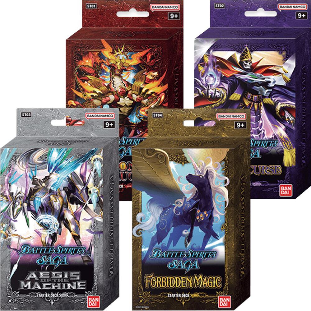 Starter Decks 1-4 [Set of 4] - Dawn of History - Battle Spirits Saga ...