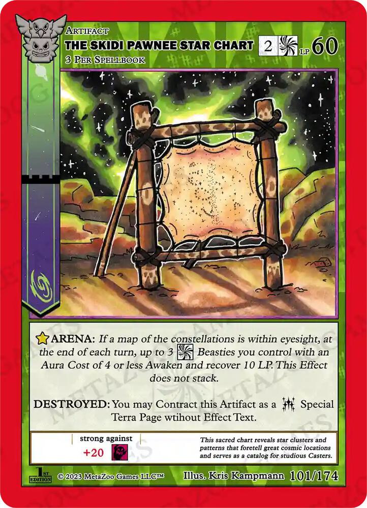 The Skidi Pawnee Star Chart - Native: First Edition - MetaZoo ...