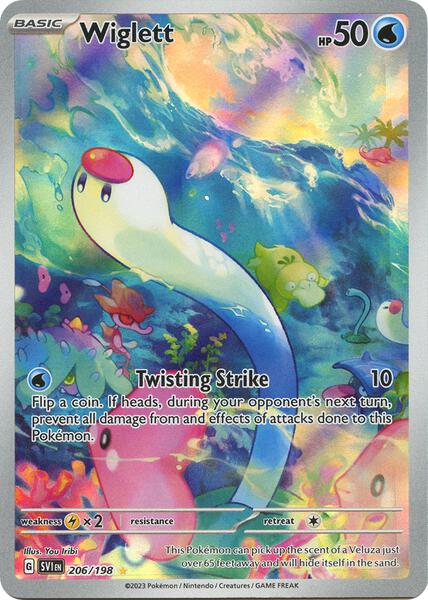 Wiglett - 206/198 - SV01: Scarlet & Violet Base Set - Pokemon ...