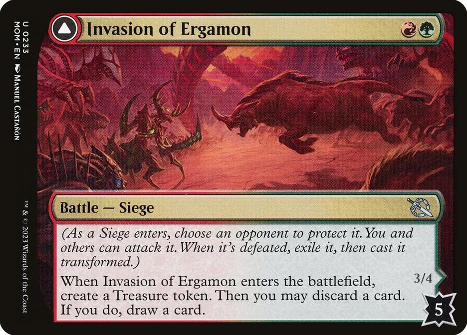 Invasion of Ergamon - March of the Machine - Magic: The Gathering - TCGplayer.com