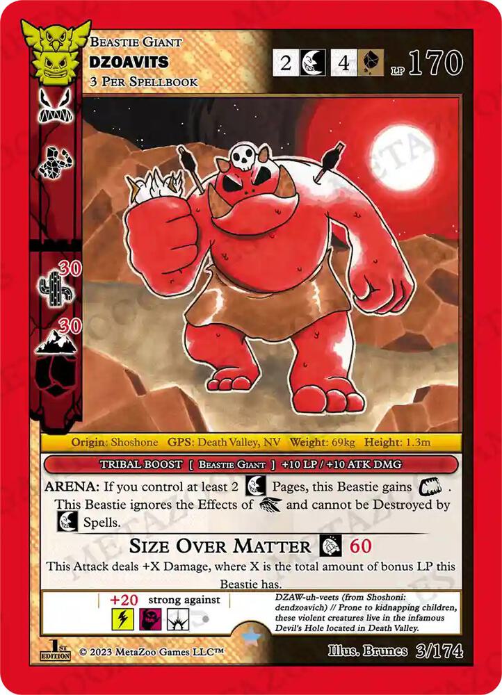 Dzoavits - Native: First Edition - MetaZoo - TCGplayer.com