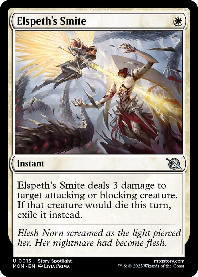Elspeth's Smite - March of the Machine - Magic: The Gathering ...