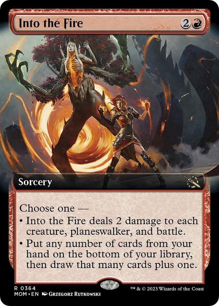 Into the Fire (Extended Art) - March of the Machine - Magic: The ...