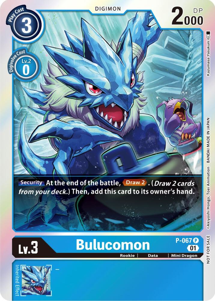 Bulucomon - P-067 (Limited Card Pack) - Digimon Promotion Cards ...