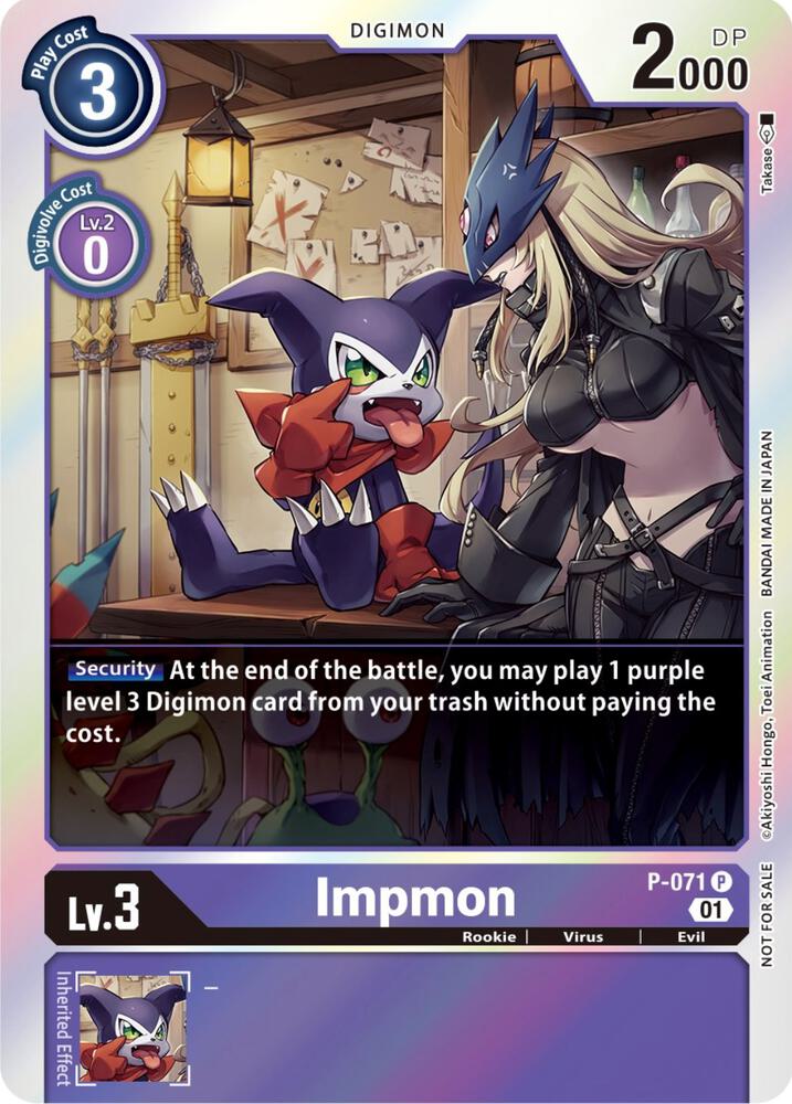 Impmon - P-071 (Limited Card Pack) - Digimon Promotion Cards - Digimon Card Game - TCGplayer.com