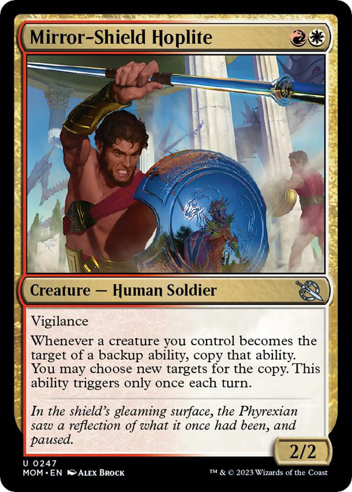 Mirror-Shield Hoplite - March of the Machine - Magic: The Gathering ...