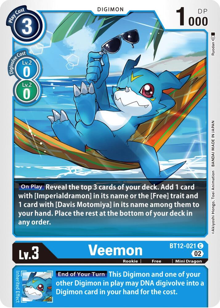 Veemon - Across Time - Digimon Card Game - TCGplayer.com