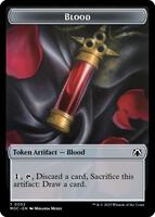 Blood // Shapeshifter Double-sided Token - Commander: March of the ...