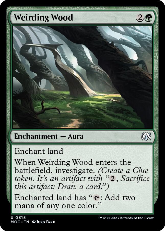Weirding Wood - Commander: March of the Machine - Magic: The Gathering ...