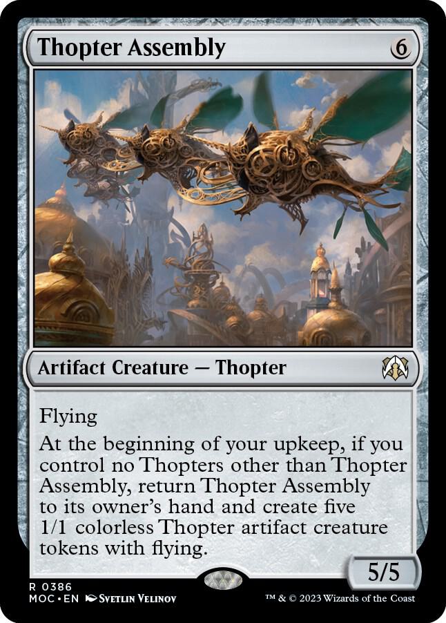 Thopter Assembly - Commander: March of the Machine - Magic: The ...