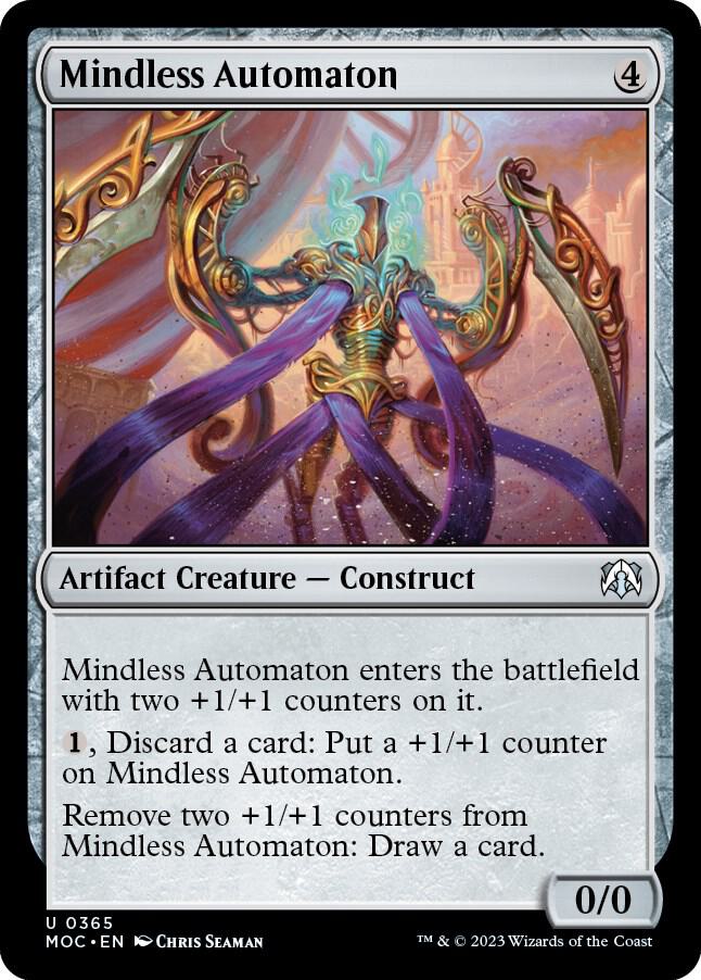 Mindless Automaton - Commander: March of the Machine - Magic: The ...