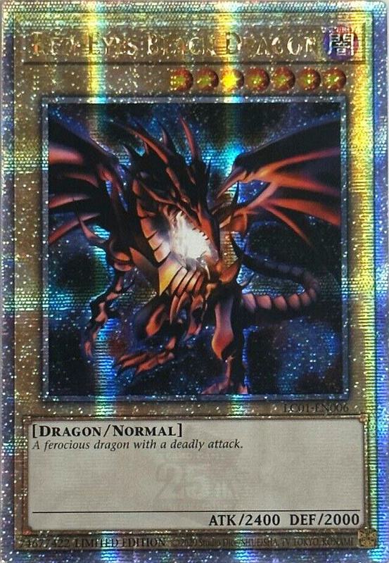 Red-Eyes Black Dragon (Quarter Century Secret Rare) - Legendary ...