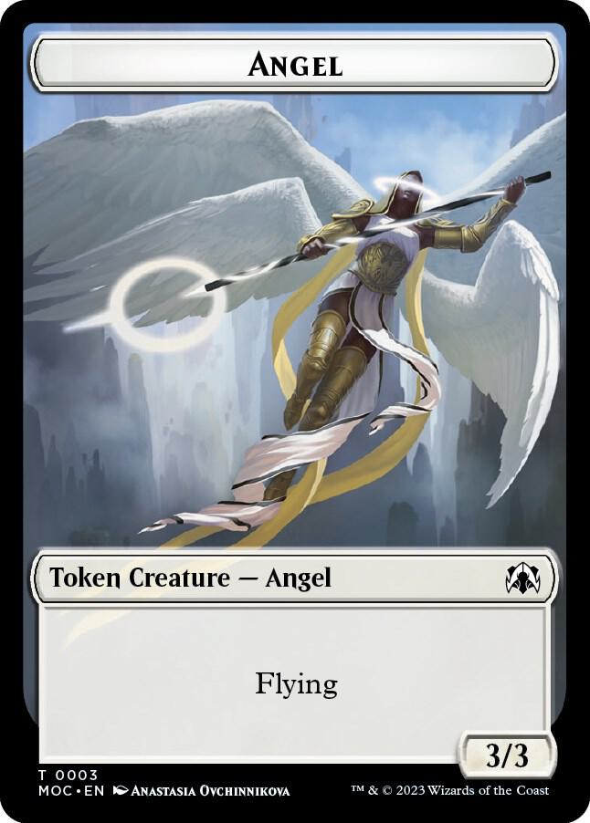 Angel // Demon Double-Sided Token - Commander: March of the Machine ...