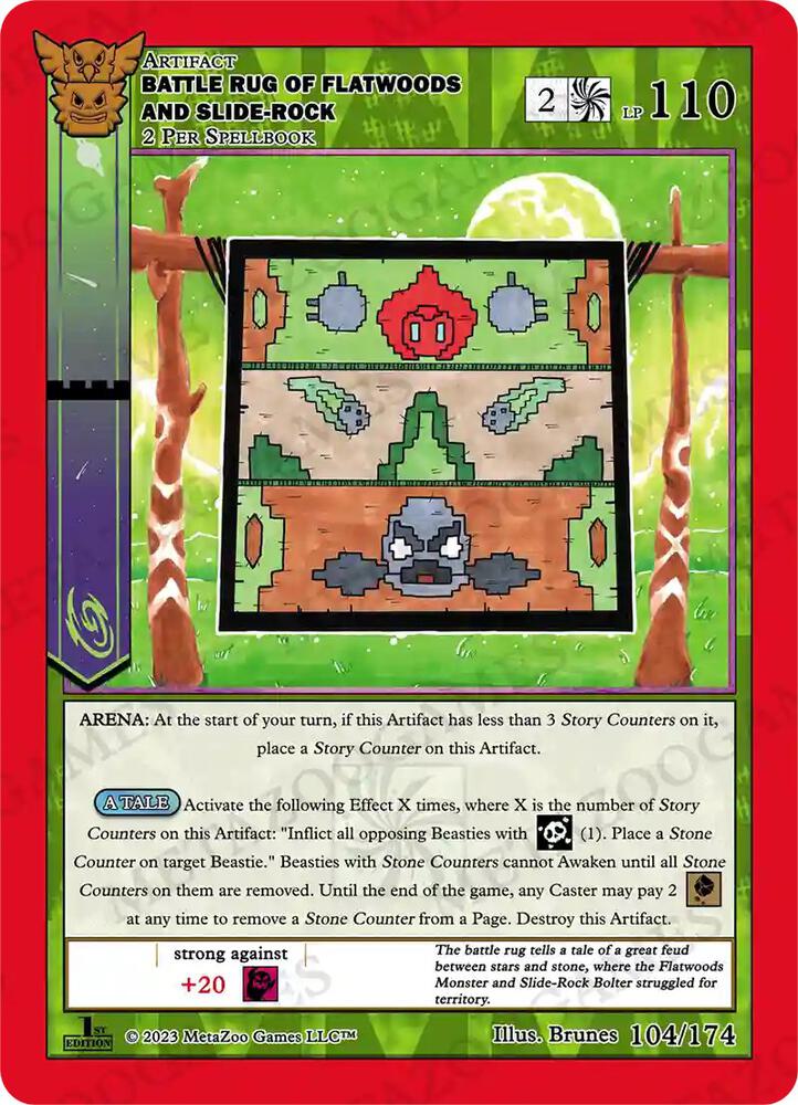 Battle Rug of Flatwoods and Slide-Rock - Native: First Edition ...