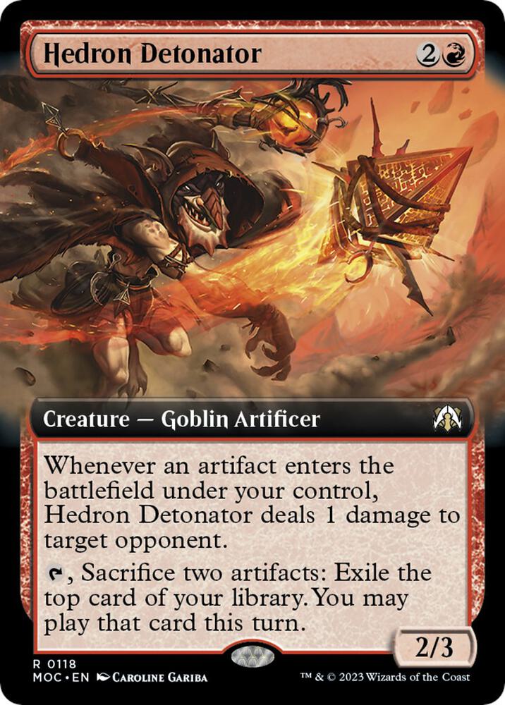 Hedron Detonator (Extended Art) - Commander: March of the Machine ...