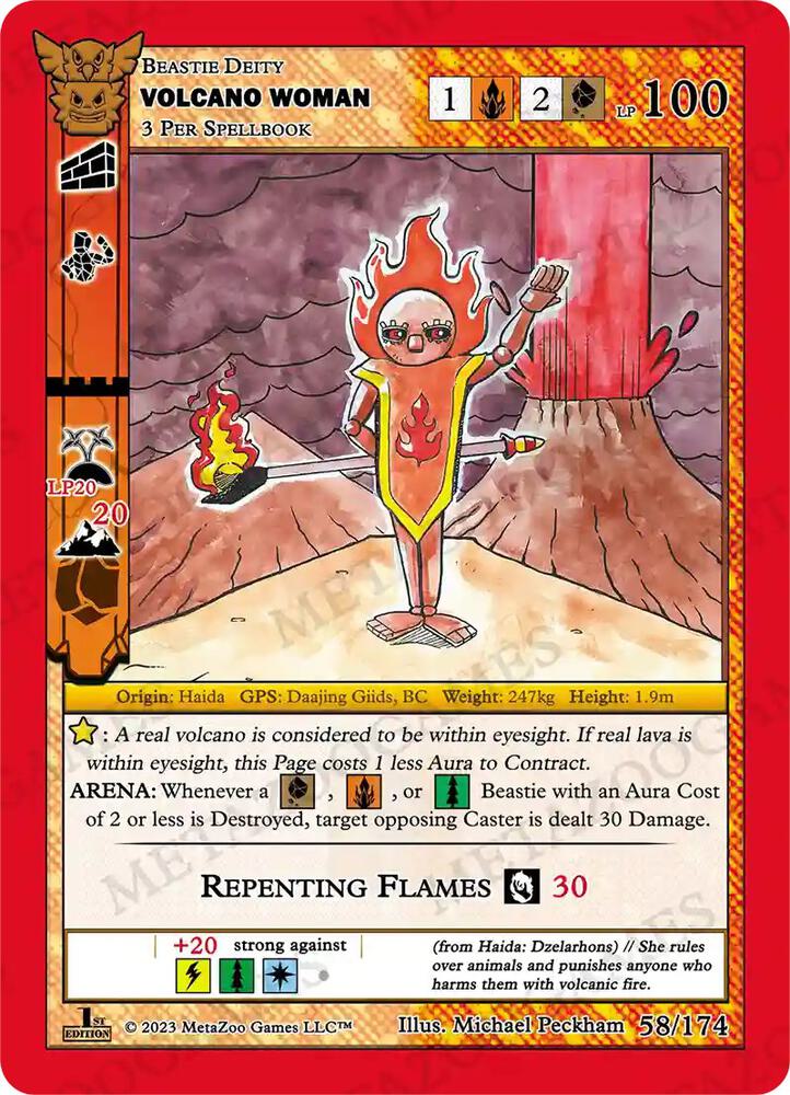 Volcano Woman - Native: First Edition - MetaZoo - TCGplayer.com