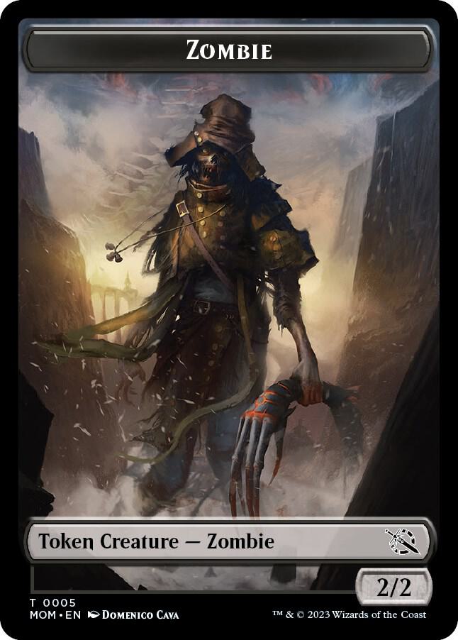 Zombie Token - Adventures in the Forgotten Realms - Magic: The Gathering
