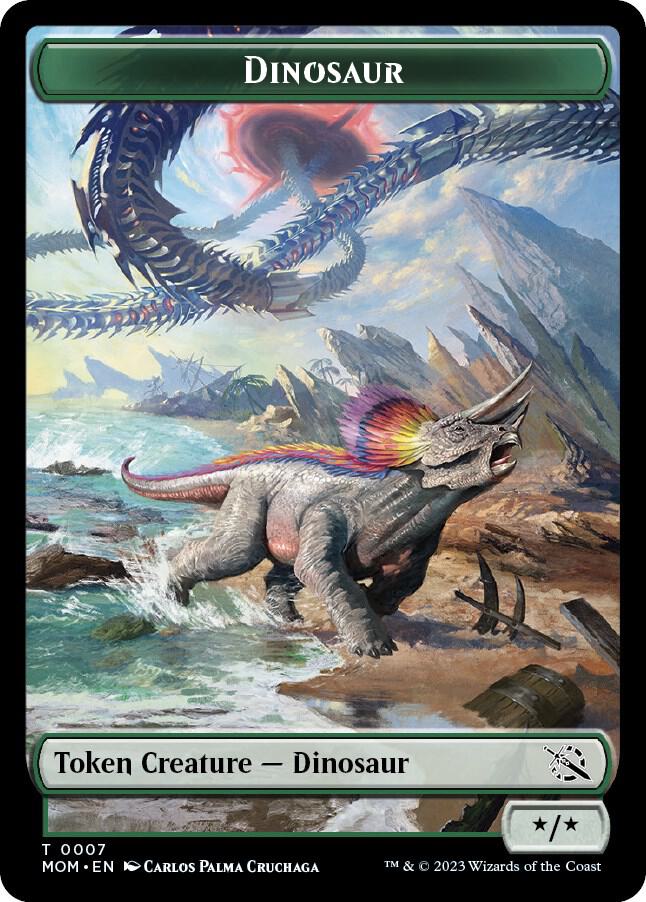 Bird // Dinosaur Cat Double-Sided Token - Commander 2020 - Magic: The ...