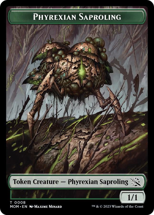 Phyrexian Saproling Token - March of the Machine - Magic: The Gathering ...