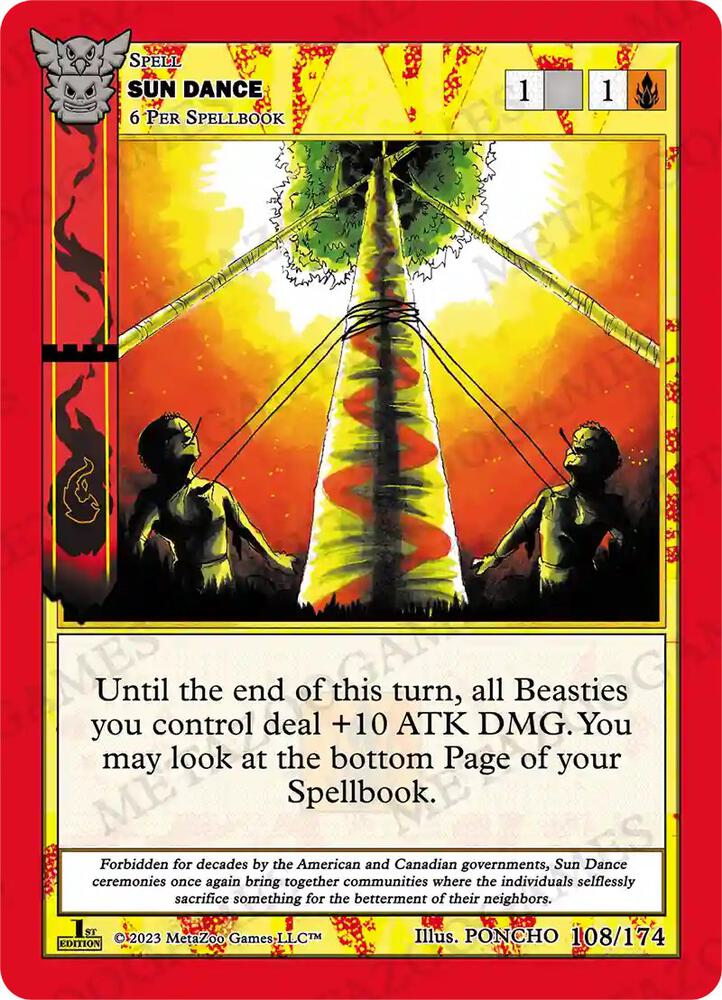 Sun Dance - Native: First Edition - MetaZoo - TCGplayer.com