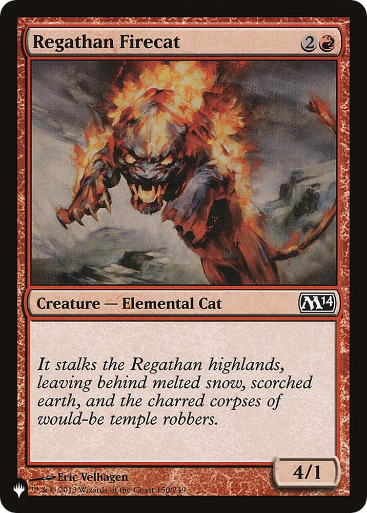 Regathan Firecat - The List Reprints - Magic: The Gathering - TCGplayer.com