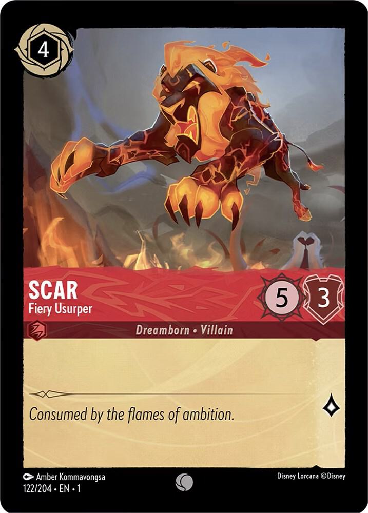 Scar - Fiery Usurper - The First Chapter - Disney Lorcana - TCGplayer.com