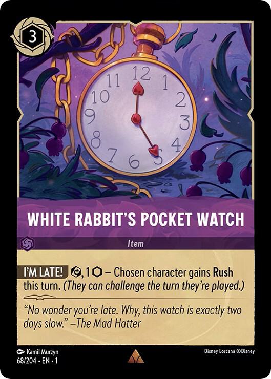 White Rabbit's Pocket Watch - The First Chapter - Disney Lorcana ...