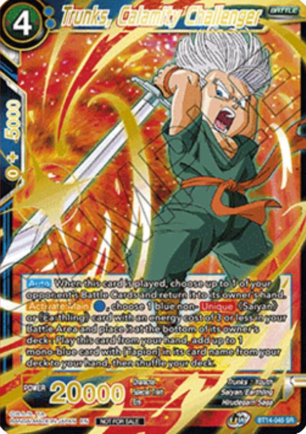 Trunks, Calamity Challenger (Alt. Art Card Set 2023 Vol. 1 ...