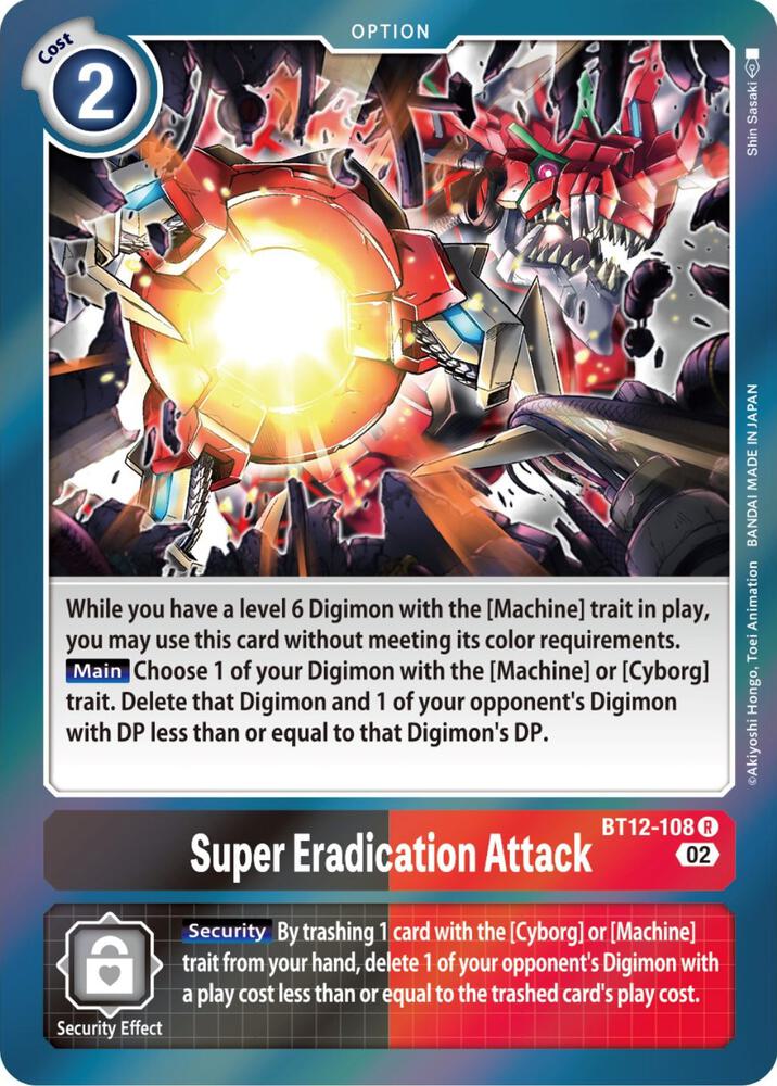 Super Eradication Attack - Across Time - Digimon Card Game - TCGplayer.com