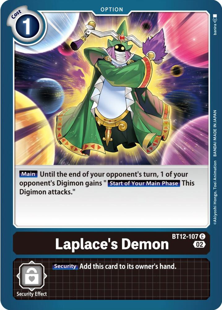 Laplace's Demon - Across Time - Digimon Card Game - TCGplayer.com