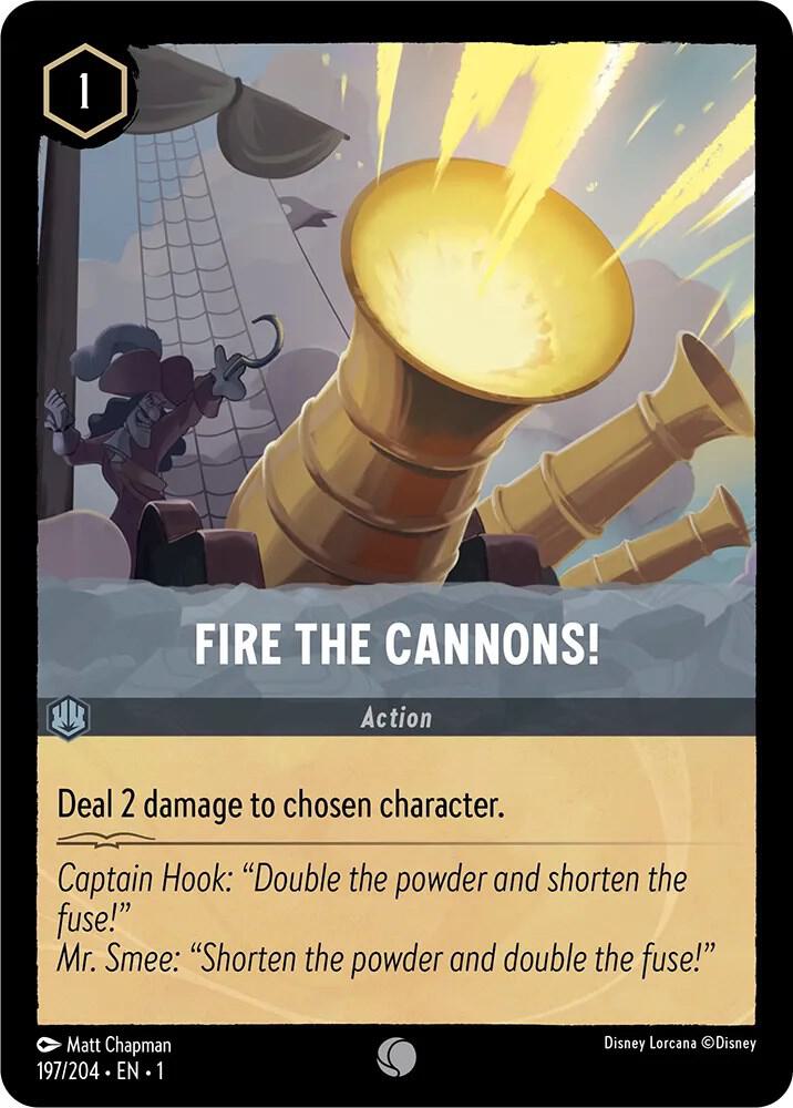 Fire the Cannons! - The First Chapter - Disney Lorcana - TCGplayer.com