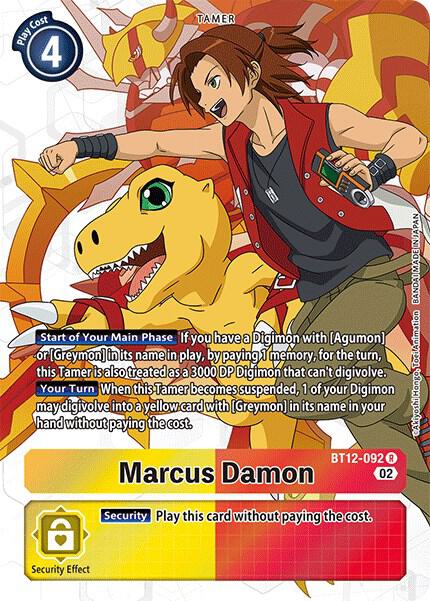 Marcus Damon (Alternate Art) - Across Time - Digimon Card Game ...