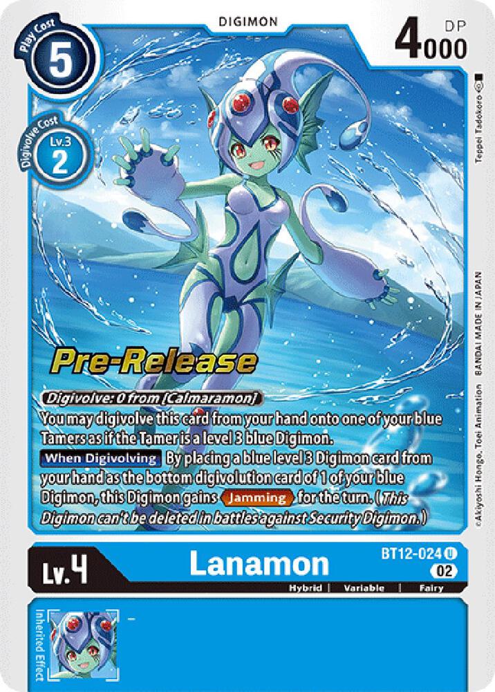 Lanamon - Across Time Pre-Release Cards - Digimon Card Game - TCGplayer.com