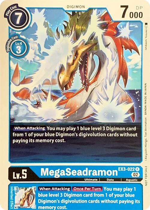 MegaSeadramon - Revision Pack Cards - Digimon Card Game