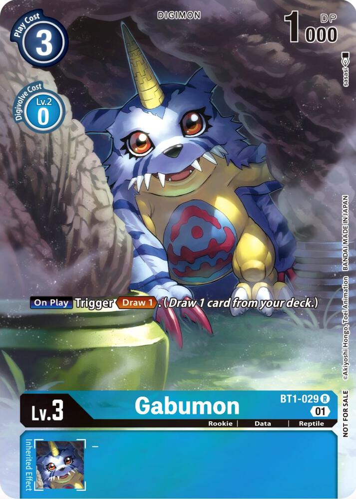 Gabumon - BT1-029 (Official Tournament Pack Vol.9) - Release Special Booster 1.0 - Digimon Card Game