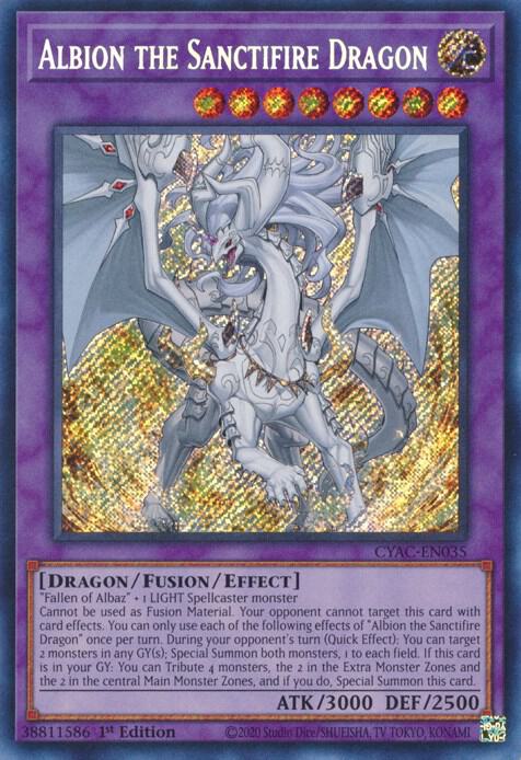 Albion the Sanctifire Dragon - Cyberstorm Access - YuGiOh - TCGplayer.com