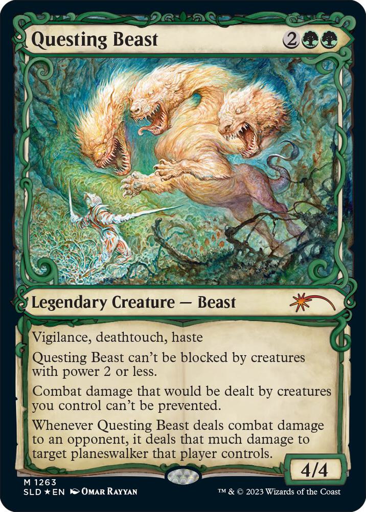 Questing Beast (Halo Foil) - Secret Lair Drop Series - Magic: The Gathering - TCGplayer.com